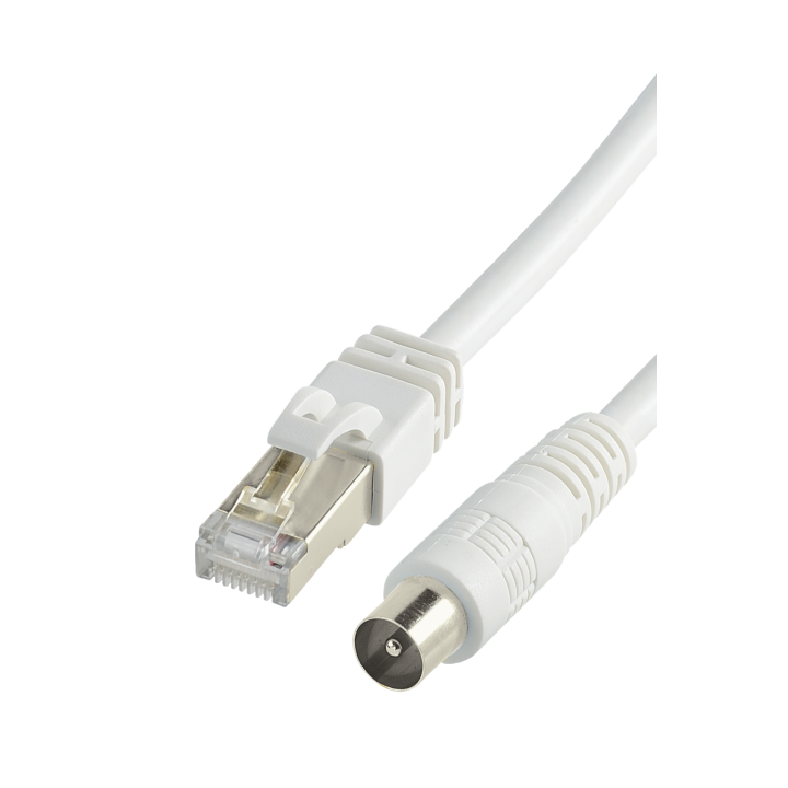 Passive Balun 9.52mm TV / RJ45 cable M/M
