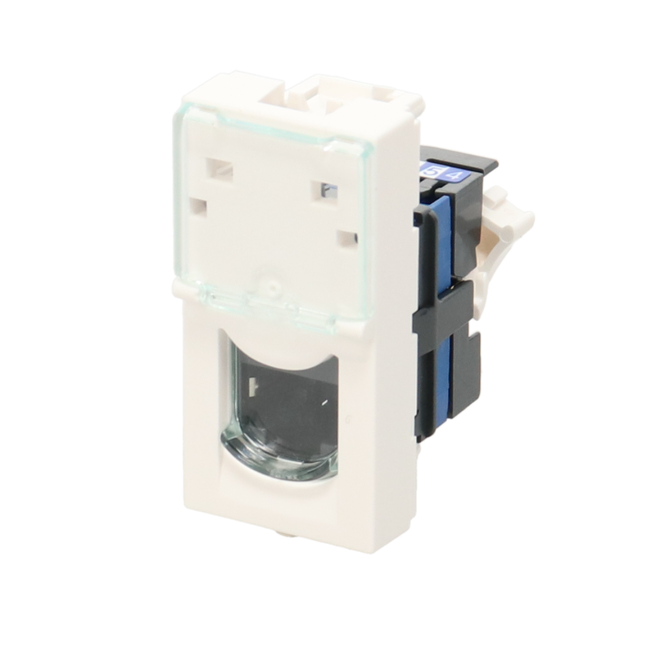 Plastron avec embase RJ45 CAD F - - Ref 932820 - Connectique